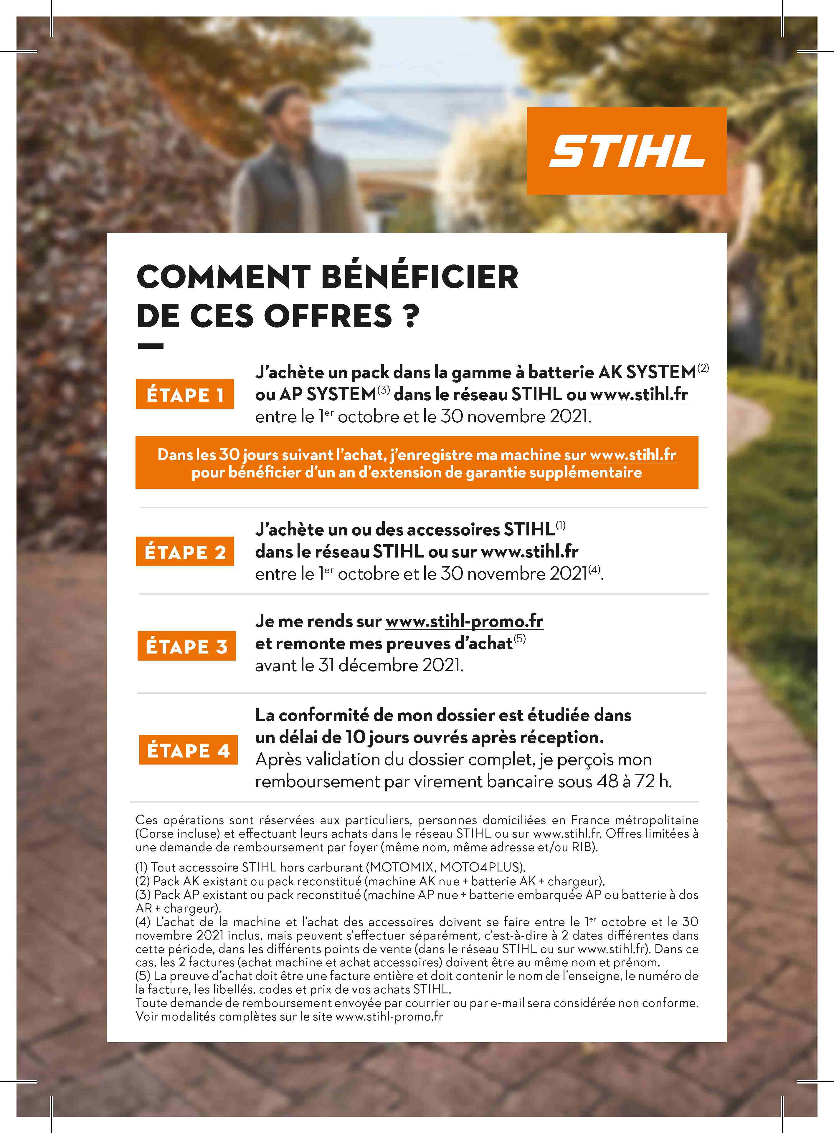 Offres Automne Hiver STIHL 2021 chez NOVA ! PROMOTIONS