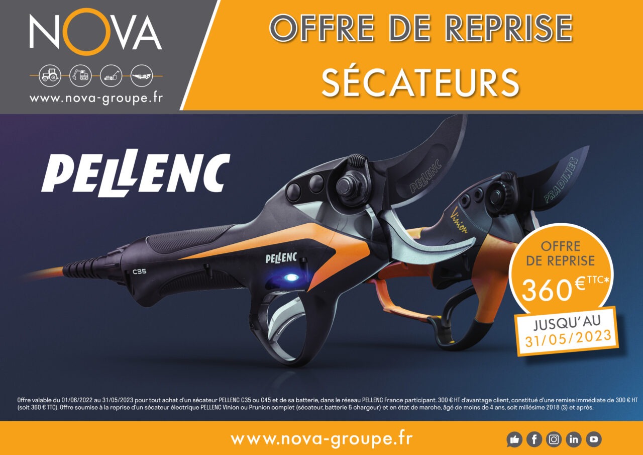 Offre spéciale sécateurs PELLENC