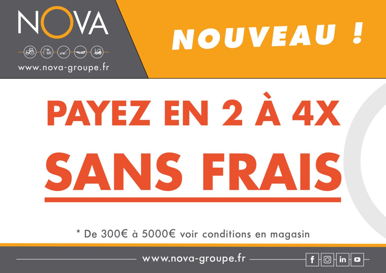 NOUVEAU : Le paiement en plusieurs fois sans frais est disponible
