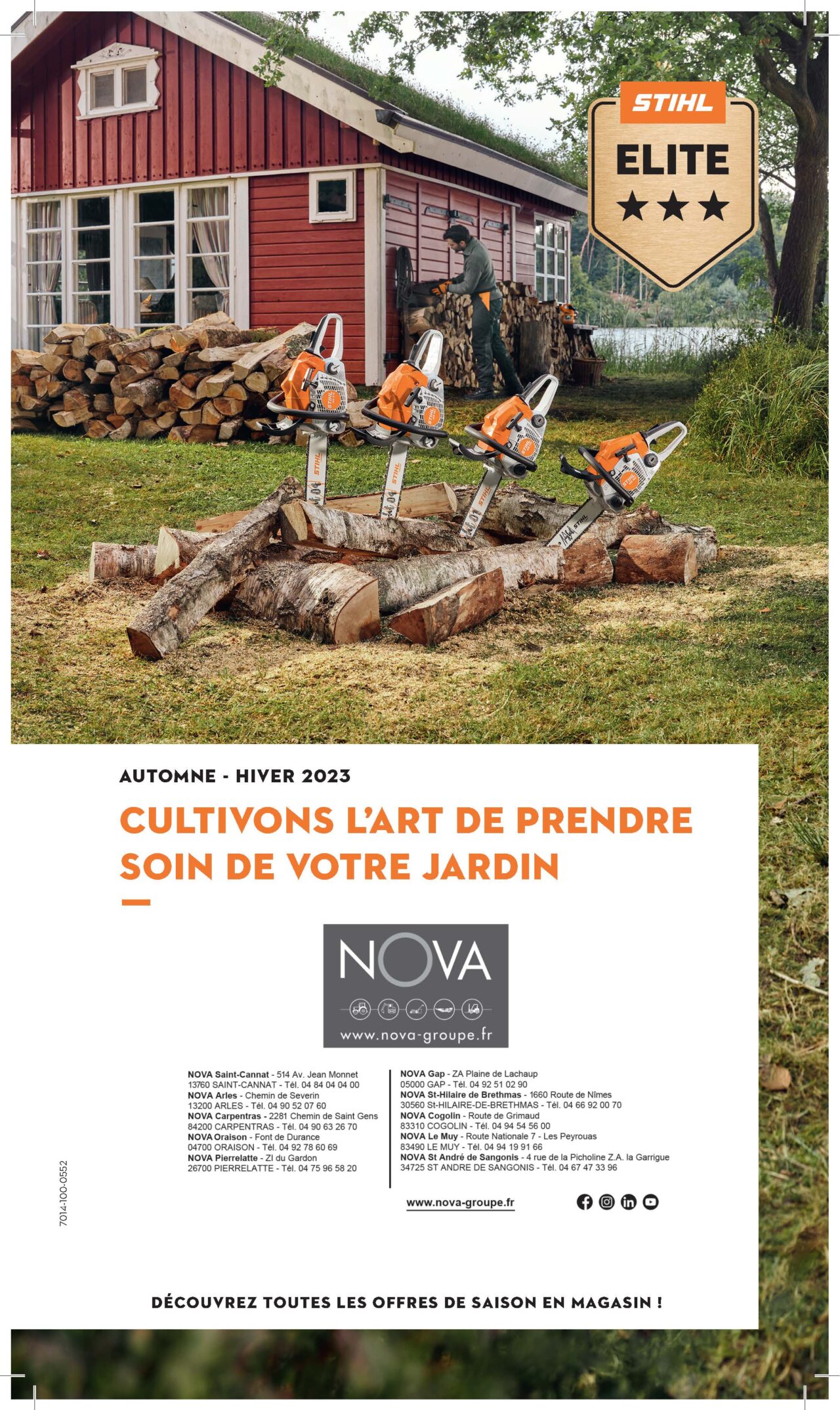 Offres Automne Hiver STIHL 2023 chez NOVA ! PROMOTIONS