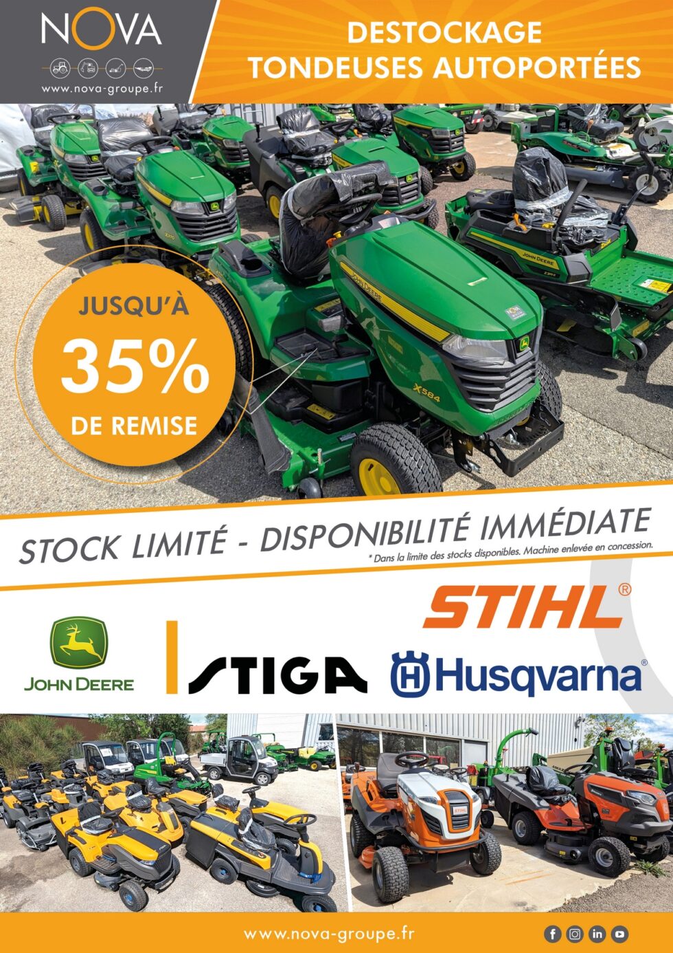 DESTOKAGE TONDEUSES AUTOPORTÉES